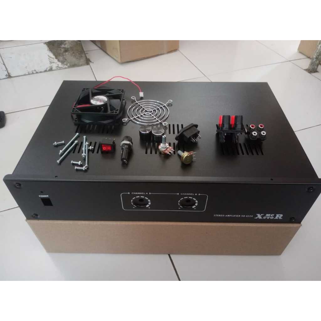 Jual BOK Power Amplifier +Asesoris Tebal 2 Potensio Max 0220 | Shopee Indonesia