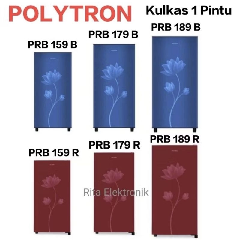 Jual Polytron Kulkas Satu Pintu 150L,170L, dan 180L PRB 159/PRB 179/PRB ...