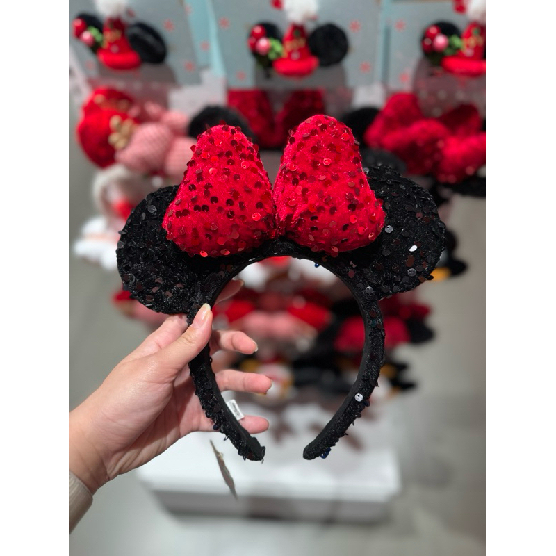 Jual READY STOCK! DISNEY EGRADABLE MINNIE MOUSE MICKEY BANDO BLACK BOW ...