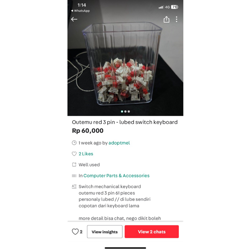 Jual outemu keyboard | Shopee Indonesia
