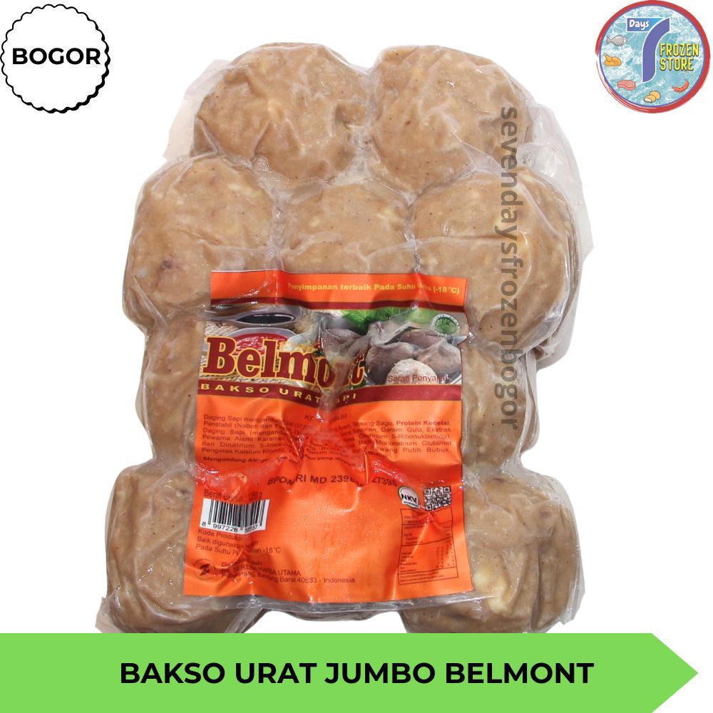 Jual Bakso Sapi Urat Jumbo Raksasa Belmont 1 kg | Shopee Indonesia