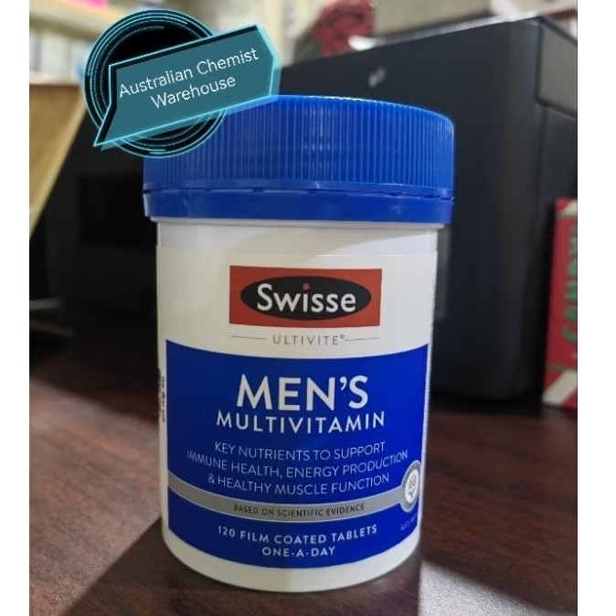 Jual Swisse ULTIVITE MEN'S MULTIVITAMIN 120 Film Coated Tablets - Made in Australia | Shopee ...