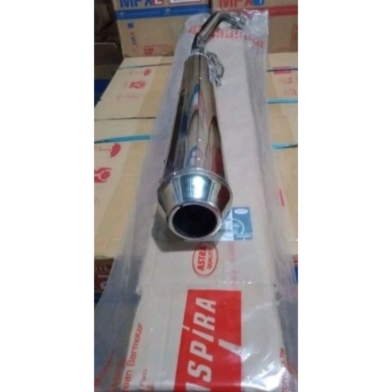 Jual knalpot Honda grand kenalpot grand original ASPiRA GN5 | Shopee ...