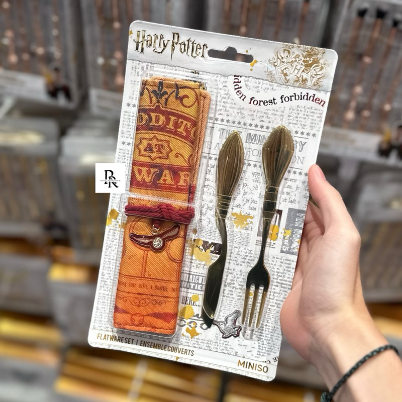Jual Miniso x Harry Potter - Set Alat Makan / Harry Potter Fork & Knife ...