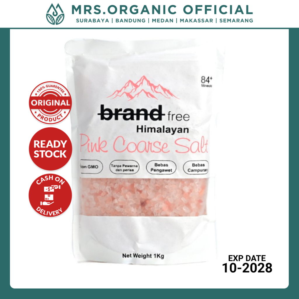Jual Garam Himalaya HALAL Original Premium Pink Coarse Himalayan Salt ...