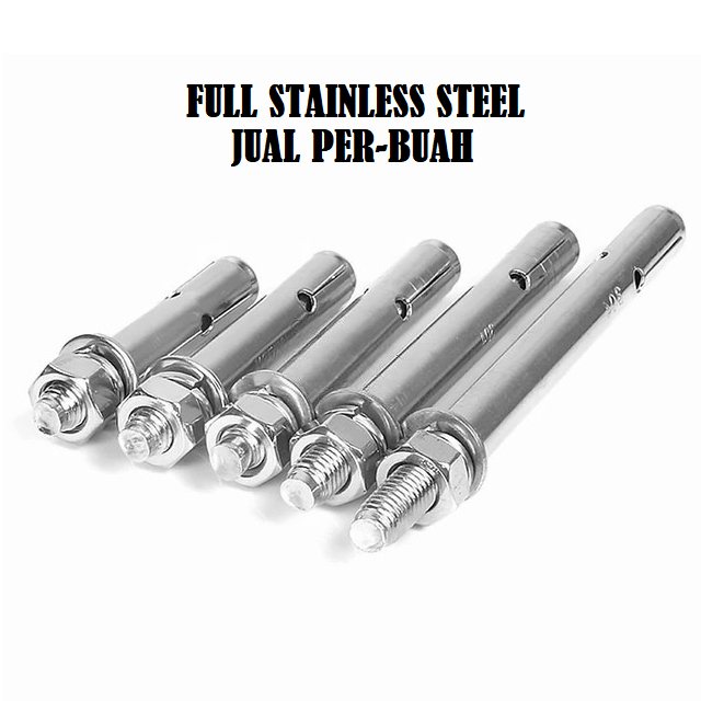 Jual Dinabolt Stainless Steel M 14 x 80 mm Kunci 19 Baut Beton Dina ...