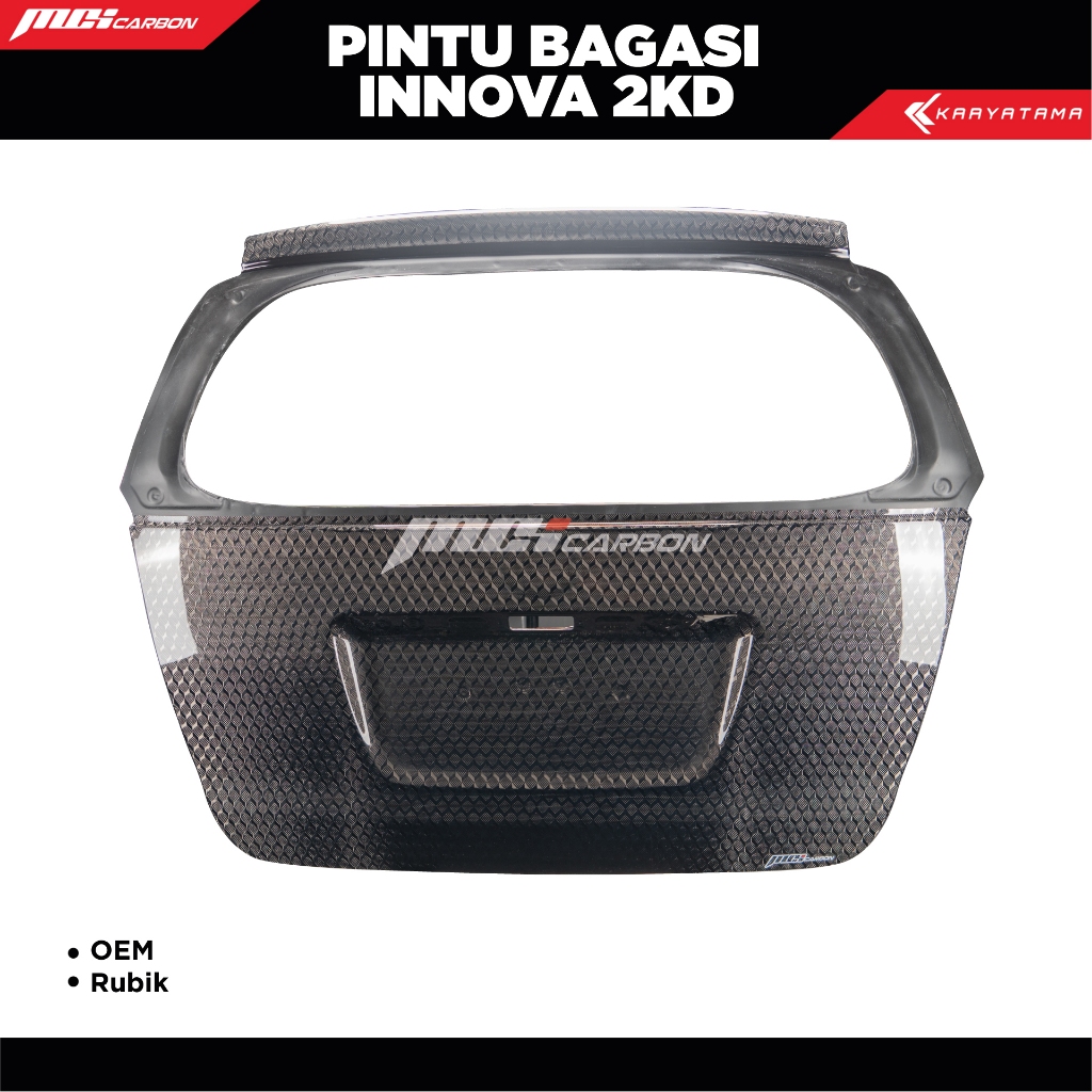 Jual Pintu Bagasi Karbon Innova 2KD | MCI Carbon by Karyatama | Shopee ...
