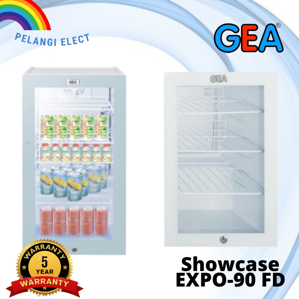 Jual Showcase Mini GEA EXPO 90FD / EXPO 90 FD 92 Liter Display Cooler ...