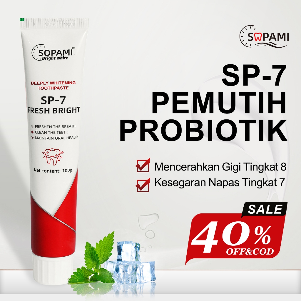 Jual SOPAMI SP7 untuk Kesehatan Mulut dan Gusi PastaGigi Probiotik BPOM ...