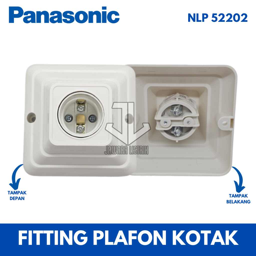 Jual FITTING FITING PLAFON TEMPEL RUMAH SARANG LAMPU PANASONIC E27 ...