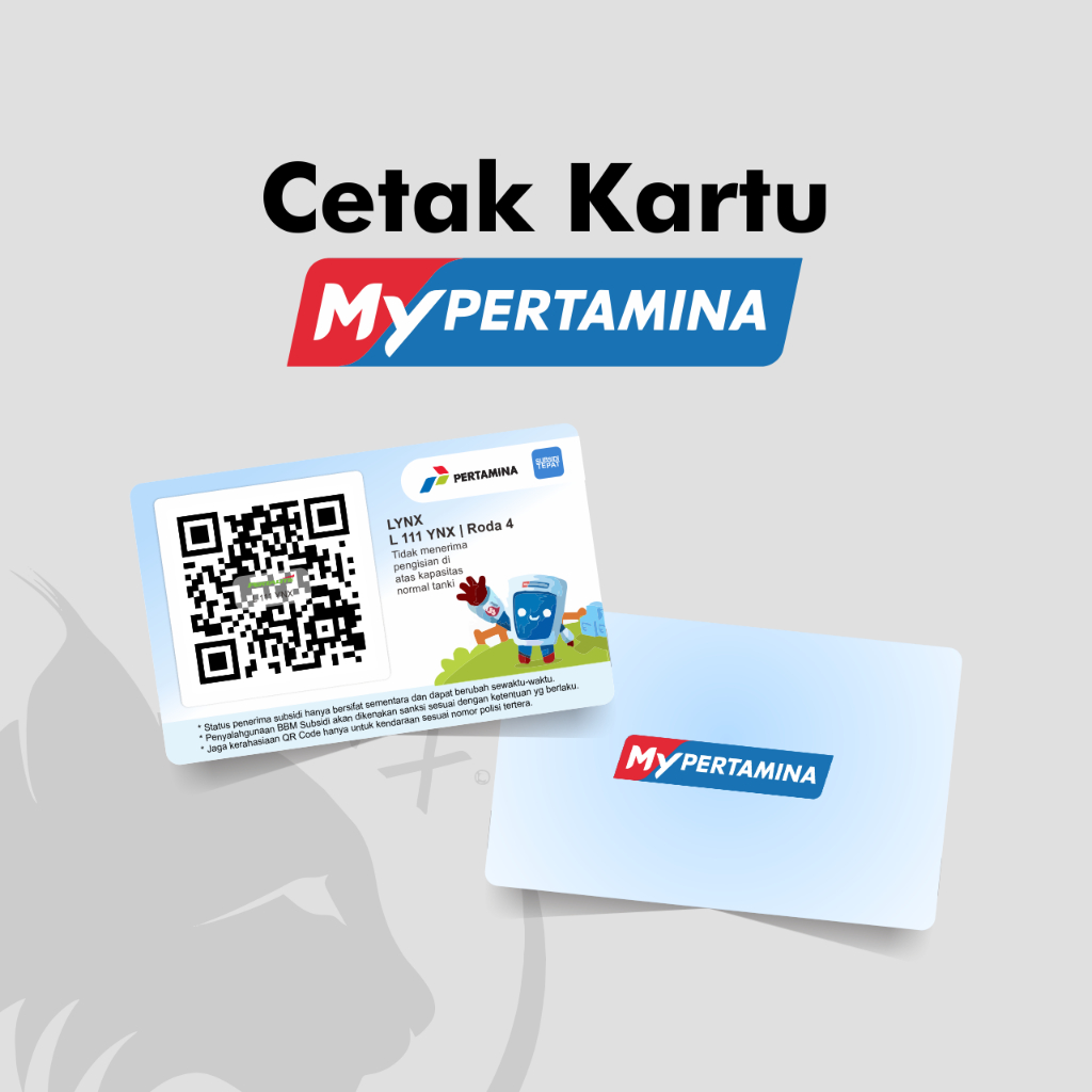Jual [SEHARI JADI] Cetak Kartu ID Card Barcode QR MyPertamina Custom Design | Shopee Indonesia