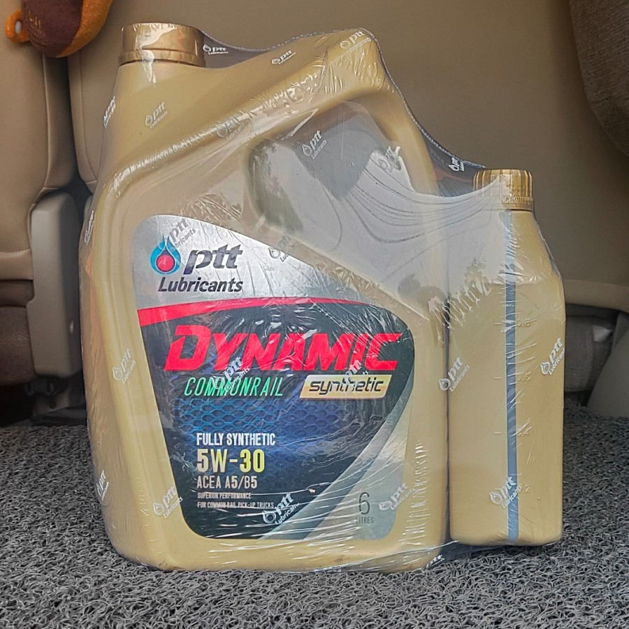 Jual PTT Dynamic Commonrail Synthetic 5w30 - Paket isi 7 Liter | Shopee ...
