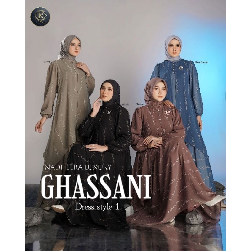 Jual [BISA COD]GHASSANI DRESS STYLE 1/GASSANI/GHASANI/JASANI/GASANI ...