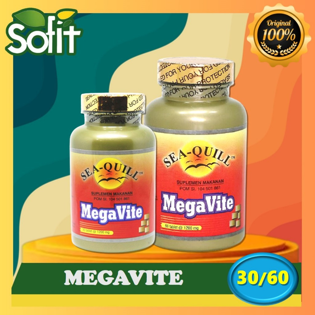 Jual Sea-Quill Megavite Isi 30s & 60s - Vitamin Daya Tahan Tubuh ...