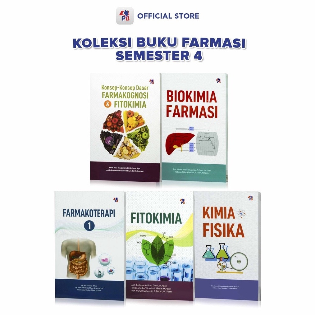 Jual KODE L28I Buku Kuliah Farmasi Semester 4 Farmakoterapi 1 Biokimia Farmasi Kimia Fisika ...