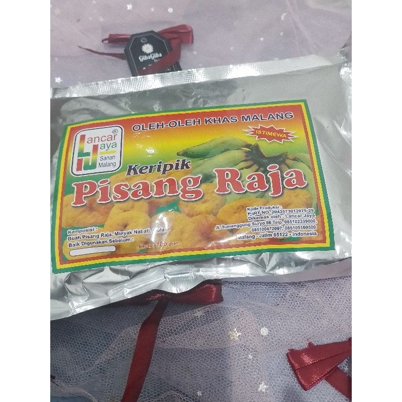 Jual KRIPIK PISANG RAJA - OLEH2 KHAS MALANG | Shopee Indonesia