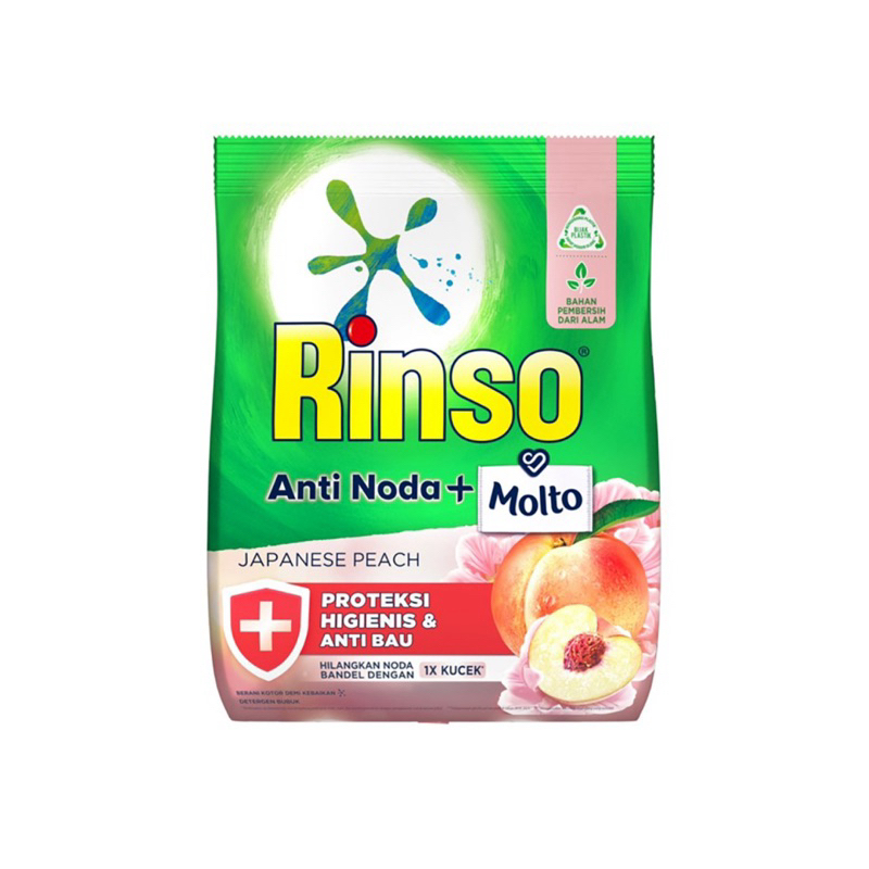 Jual [RF] Rinso Deterjen Bubuk Powder + Molto Japanese Peach 770Gr ...