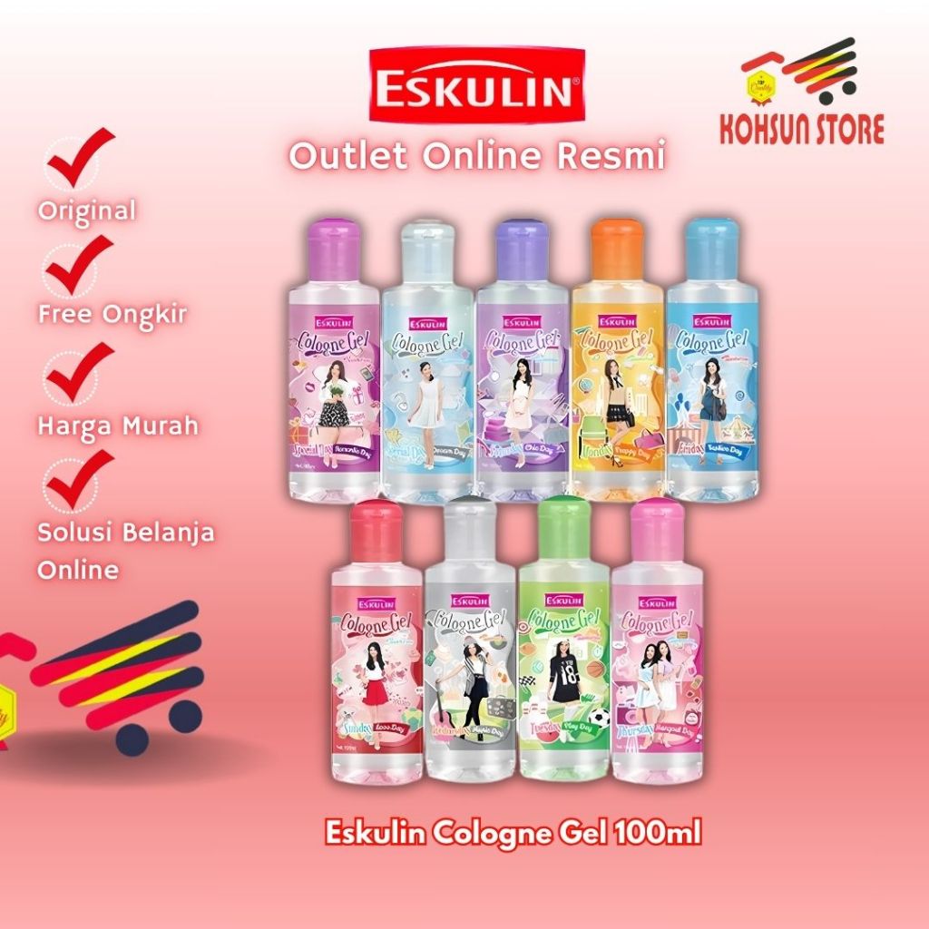 Jual Kohsun 2 | Eskulin Cologne Gel 100 ml | Shopee Indonesia