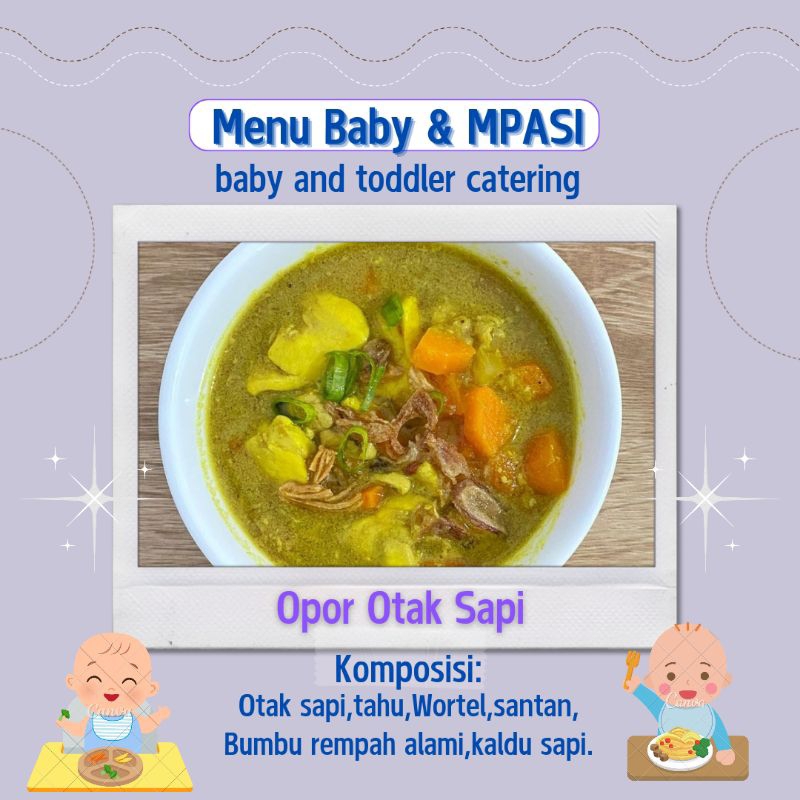 Jual Opor Otak Sapi (Babyfood & MPASI Frozen) | Shopee Indonesia