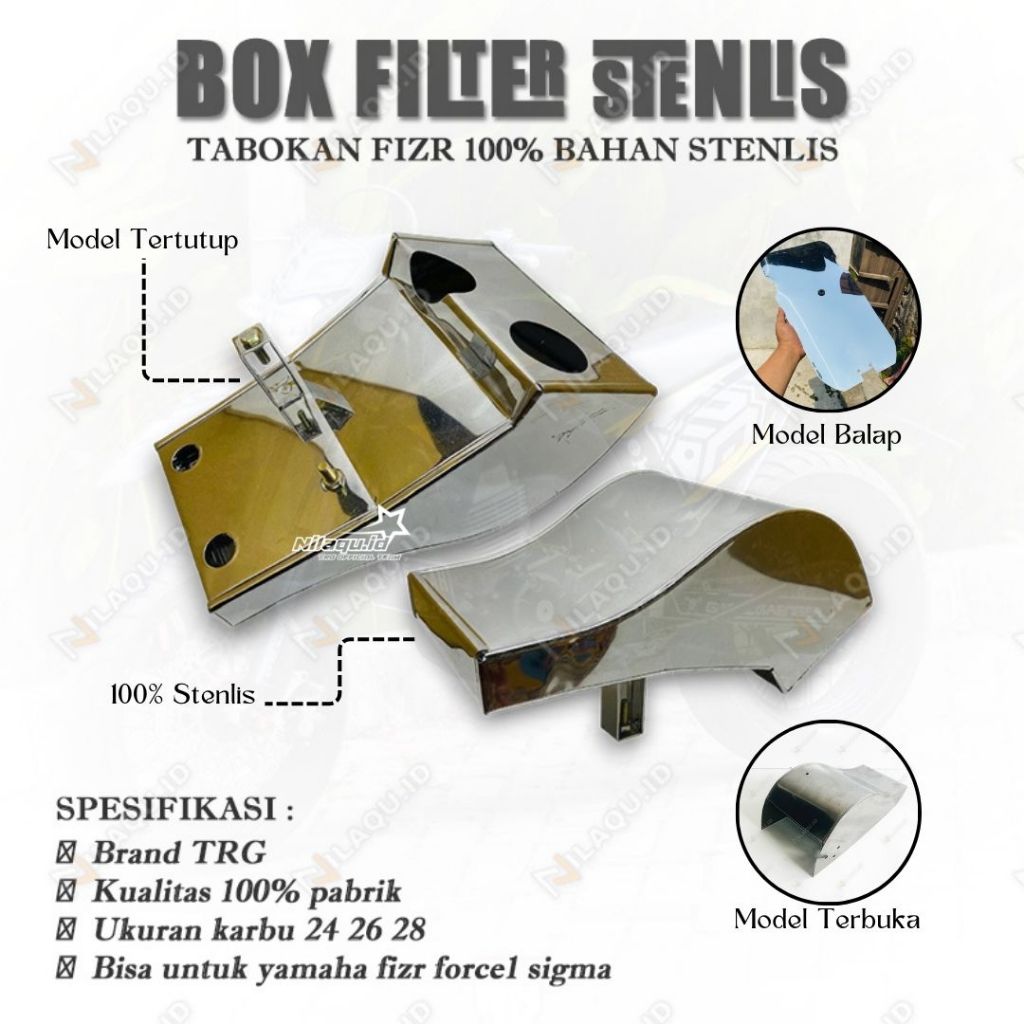Jual Tabokan f1z r f1zr fizr box filter stenlis tabokan yamaha fiz r ...