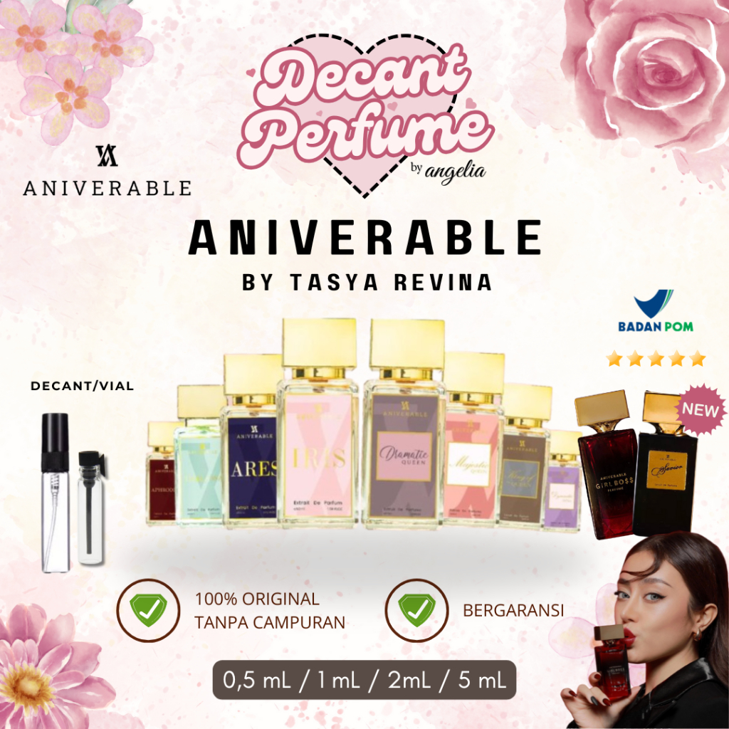 Jual [ DECANT/SHARE ] ANIVERABLE Extrait de Parfum by Tasya Revina ...