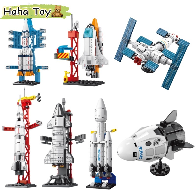 Jual HAHA TOY Mini Roket Mainan Balok Blok Susun Nano Building Brick ...