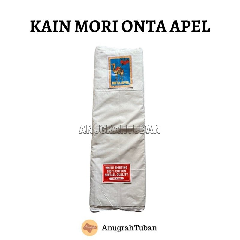 Jual Kain Mori Cap Onta Apel/ Kain Blacu / Kain Kafan / Kain Katun ...