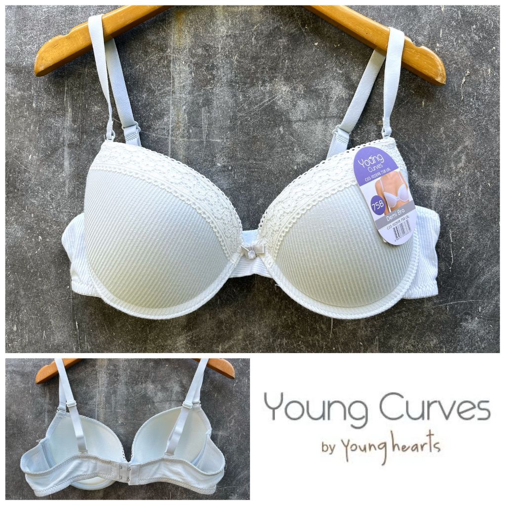 Jual CODE BYC289 LBL Bra Young Curves by Young Hearts Size hanya 32B 34B 36B | Shopee Indonesia
