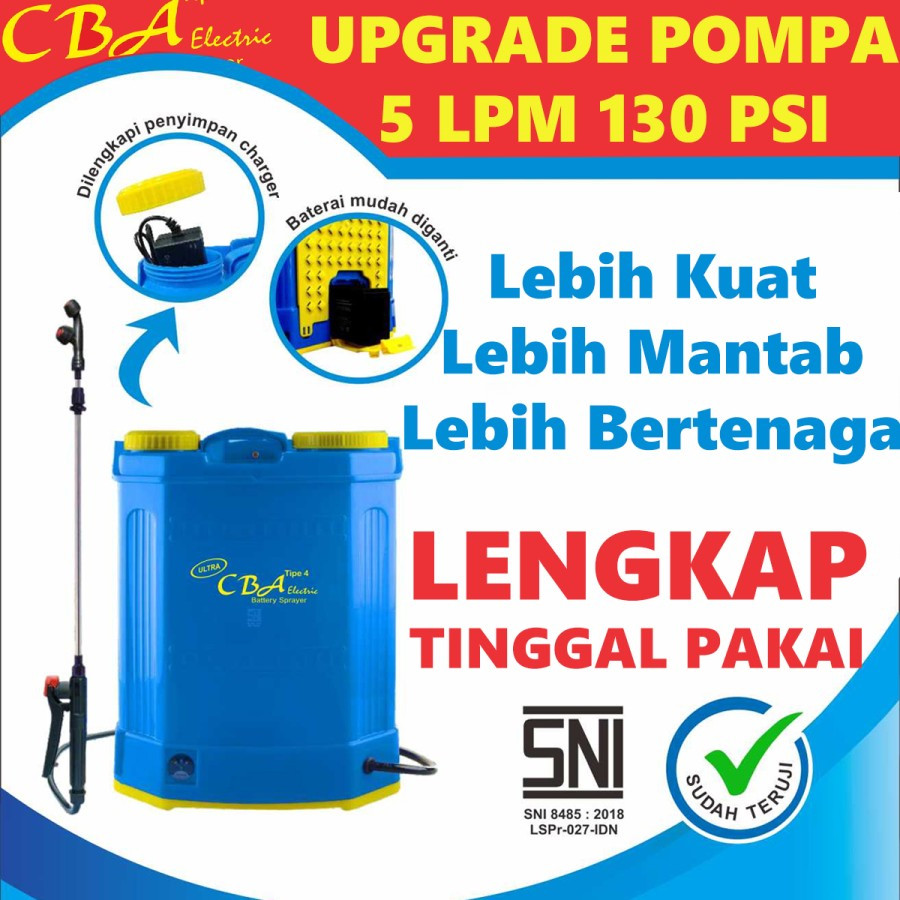 Jual Sprayer Elektrik CBA Type 4 Up Grade dengan Pompa Sinleader ...