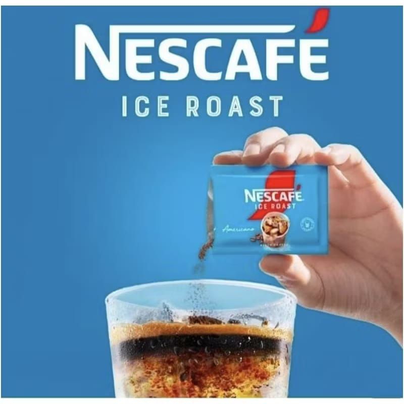 Jual Nescafe Ice Roast Americano Sachet Isi 10 sachet @2gr | Shopee ...