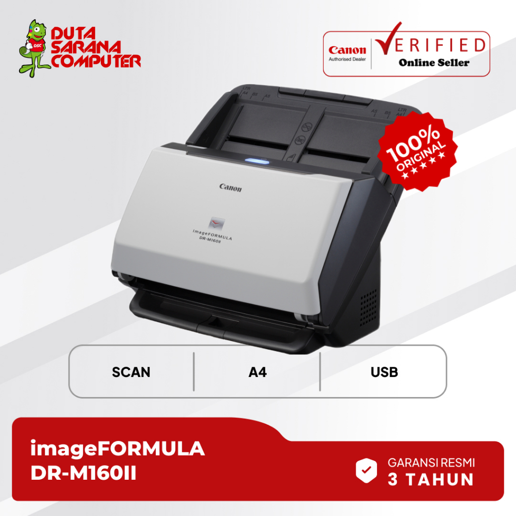 Jual Canon imageFORMULA DR-M160 II Scanner | Shopee Indonesia