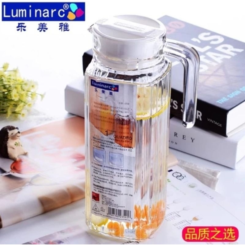 Jual PITCHER LUMINARC QUADRO 1.1L/TEKO MINUMAN/PITCHER/TEKO KACA ...