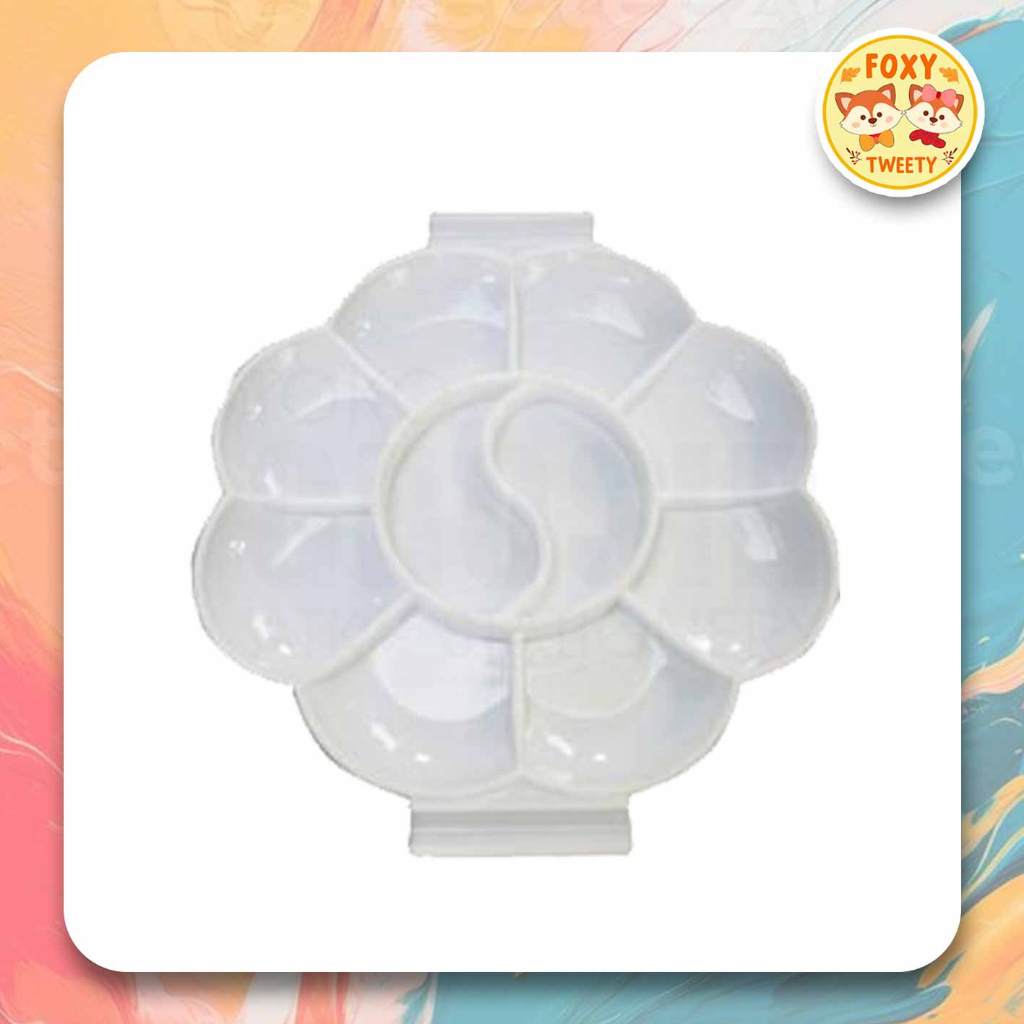 Jual Palet LEGONG Sakura / Palet Lukis Untuk Mencampur Cat Ukuran 14x13 ...