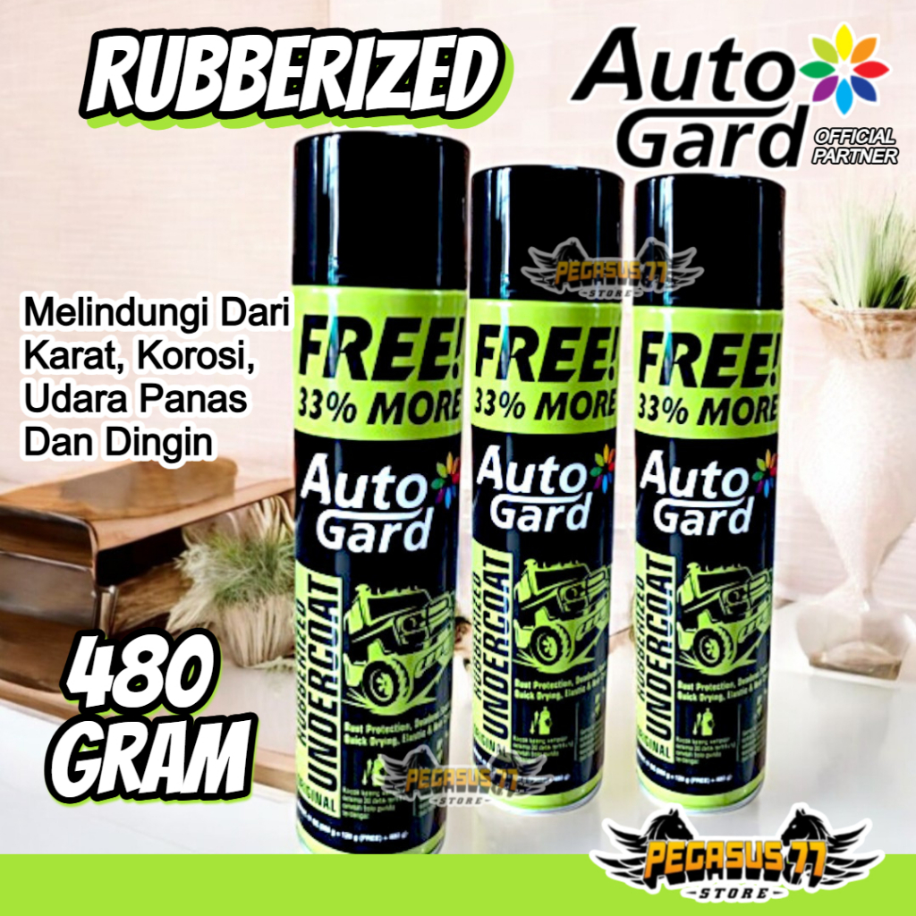 Jual PELAPIS ANTI KARAT DAN KOROSI AUTOGARD RUBBERIZED UNDERCOAT BLACK ...