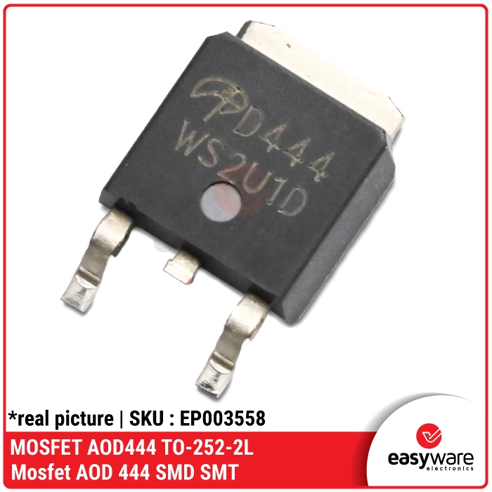 Jual MOSFET AOD444 TO-252-2L 60V 20A Transistor Mosfet AOD 444 SMD SMT 1 N-Channel | Shopee ...