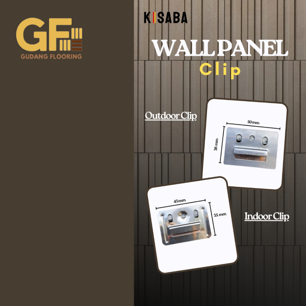 Jual Klip WPC Wallpanel Breket Bracket WPC Wall Panel Kisi Clip ...