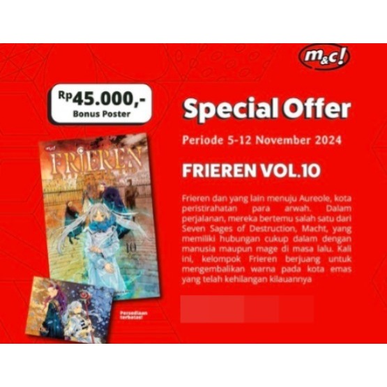 Jual Komik Frieren : After the End 10 (SPECIAL OFFER) by Kanehito Yamada/tsukasa Abe | Shopee ...