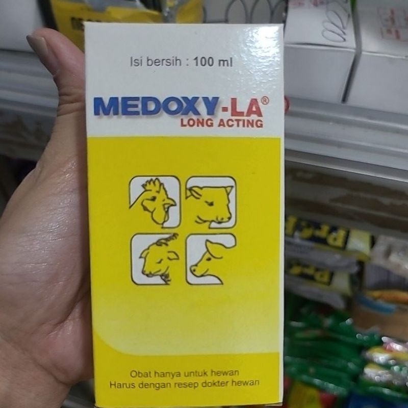 Jual Medoxy LA 100ml obat antibiotik injeksi sapi domba kambing kuda ...