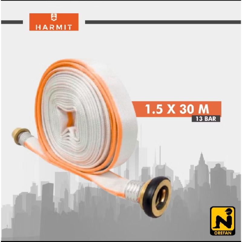 Jual Selang Pemadam 30 Meter Tekanan 13 Bar 30 Meter Lengkap Coupling ...