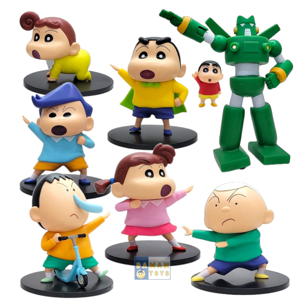 Jual Figure Crayon Shin chan Toru kazama Boochan Sato Masao Kantam Robo ...