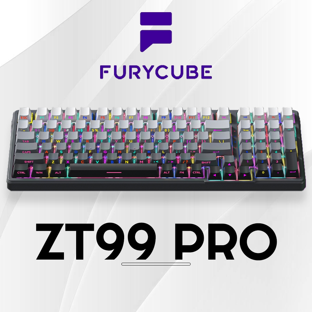 Jual Furycube ZT99 PRO Wired Mechanical Keyboard RGB South Facing ...