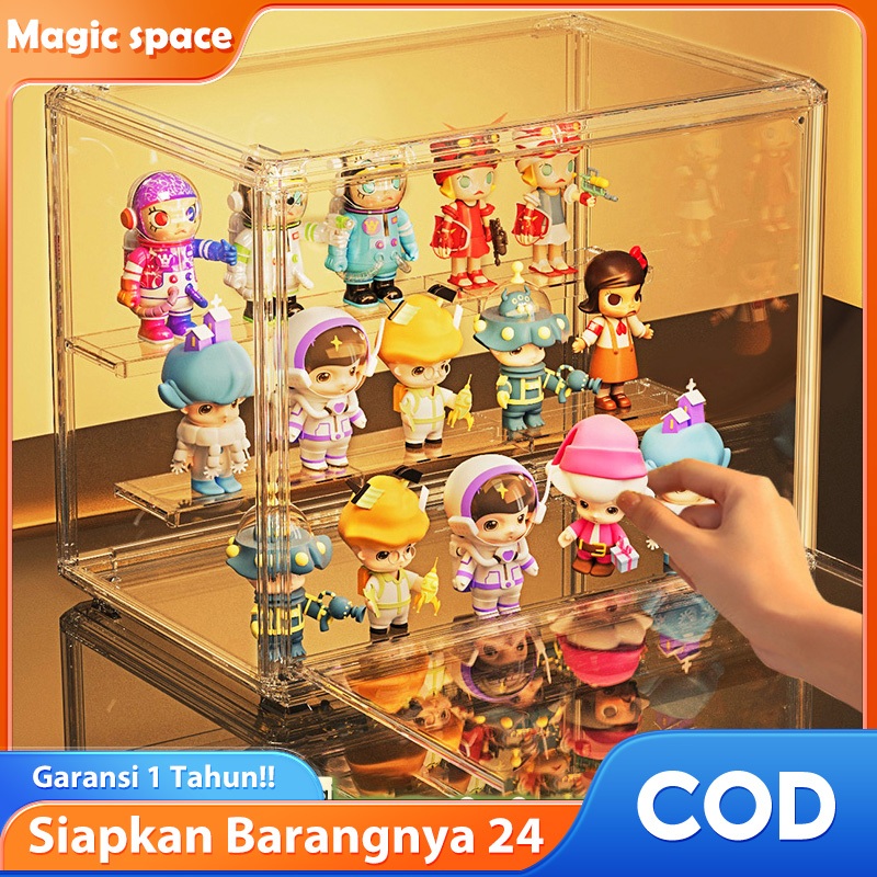 Jual Rak Pajangan Akrilik Transparan Storage Display Box Pengatur ...