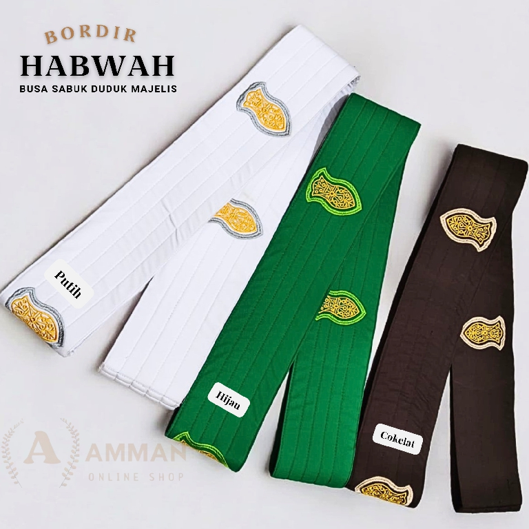 Jual Habwah - Sabuk Duduk Majlis Habwa Terompah Polos Warna Ala Habib ...