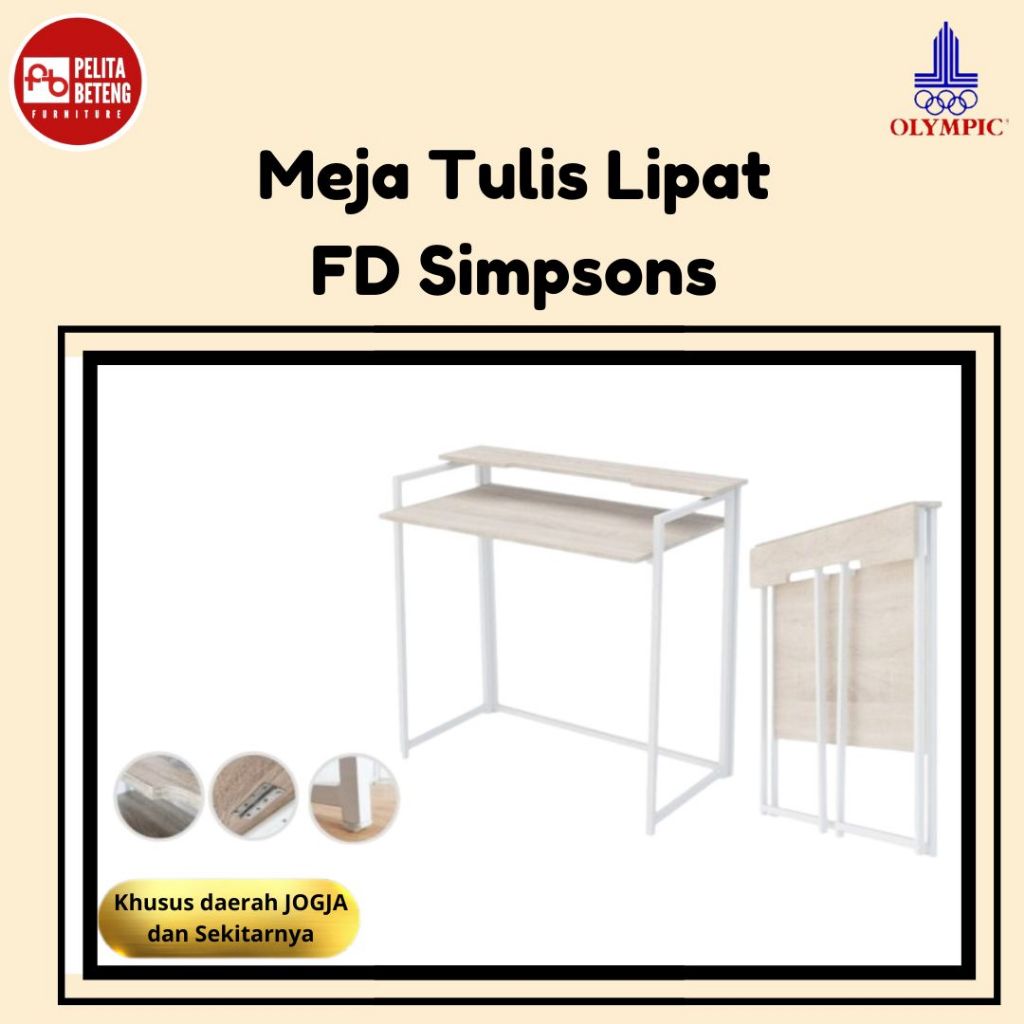 Jual Olympic Meja Lipat Folding Desk Simpsons | Shopee Indonesia