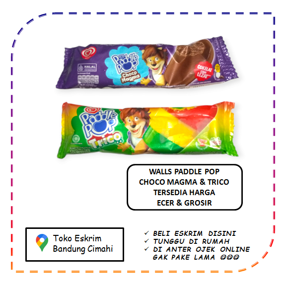 Jual Es Krim Ice Cream Eskrim Walls Choco Magma Trico Bandung Cimahi ...