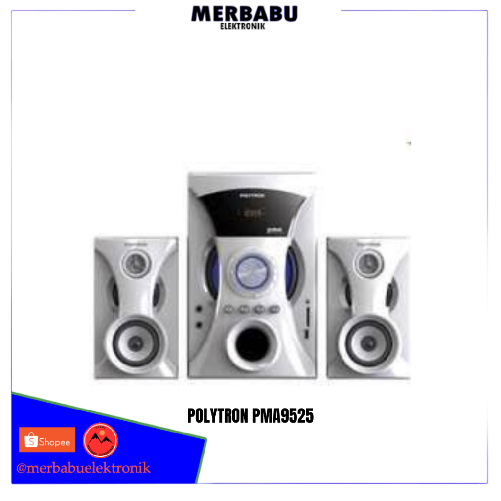 Jual SPEAKER POLYTRON PMA 9525 Speaker Bluetooth/USB/AUX/FM with Remote ...