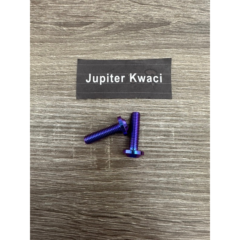 Jual baut titanium m8 x 35, baut tianium drat 12 panjang 35 , baut ...