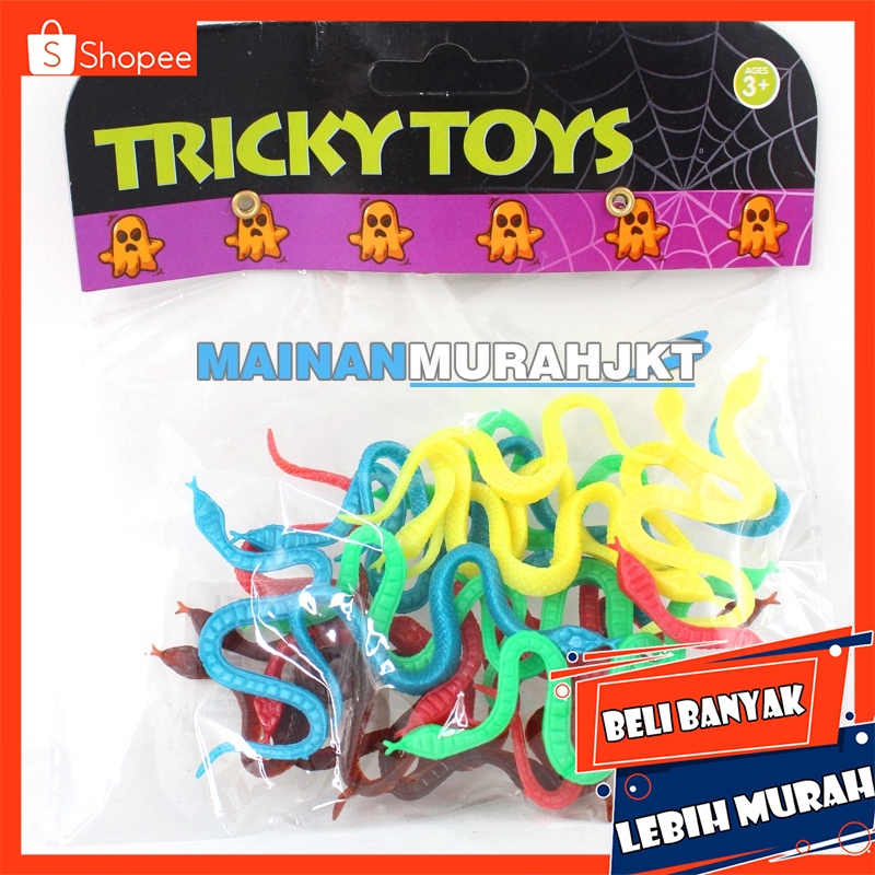 Jual MAINAN ANAK SERU ULAR TRICKY TOYS HEWAN ANIMAL ULAR ULARAN PRANK ...