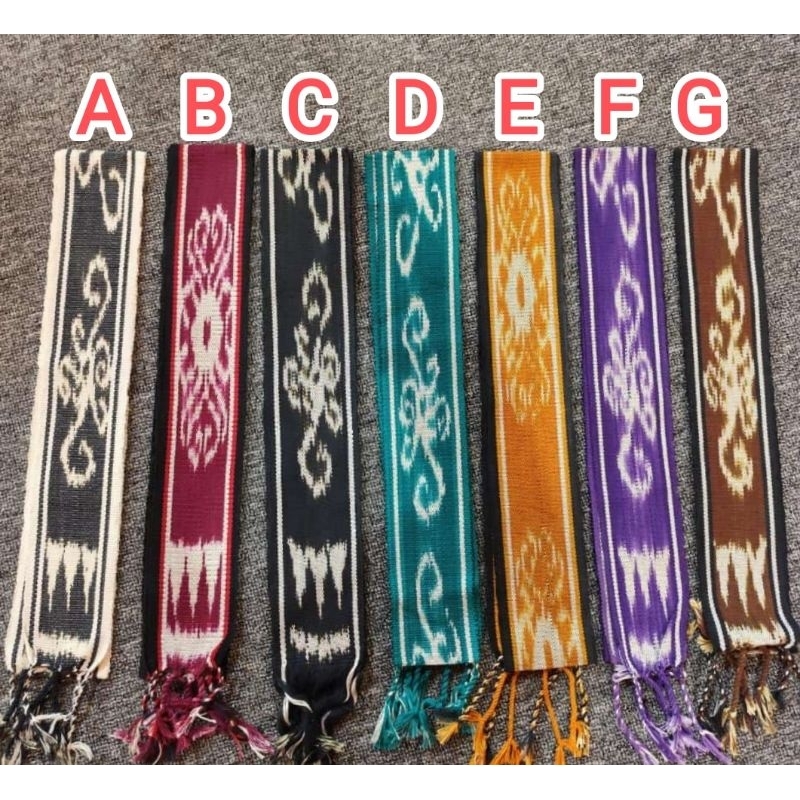 Jual Syal Tenun Souvenir Ethnic Motif Dayak | Shopee Indonesia