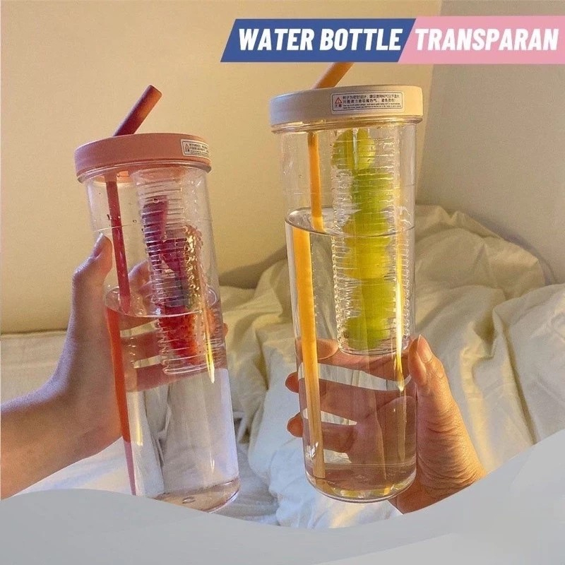 Jual BOTOL INFUSED WATER 700ML BOTOL MINUMAN + SEDOTAN BOTOL MINUM ...